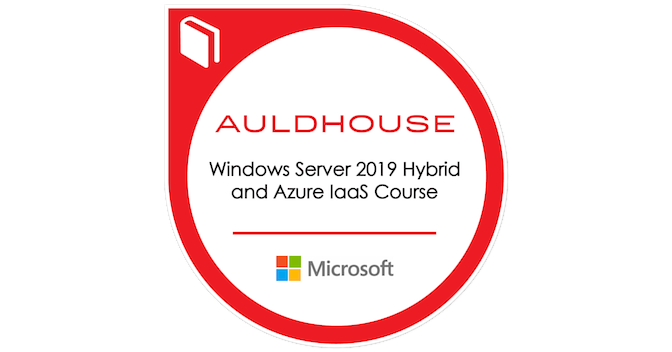 WS-012: Windows Server 2019 Hybrid and Azure IaaS - Credly