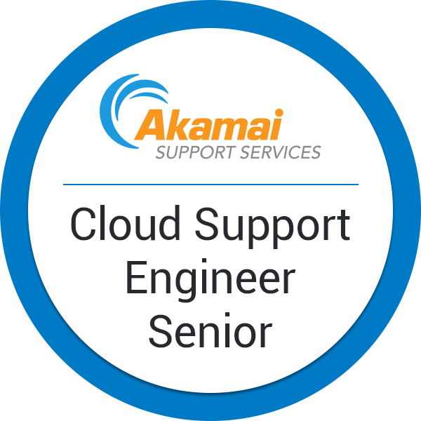 Senior Cloud Support Engineer Credly