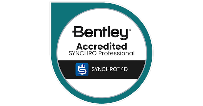 Bentley Accredited SYNCHRO 4D Professional - Credly