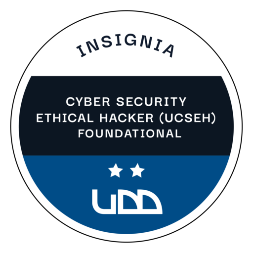 Cyber Security Ethical Hacker (UCSEH) - Sobresaliente - Credly