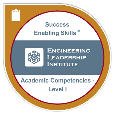 Academic Competencies - Level I - Credly