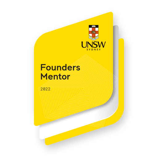 UNSW Founders Mentor 2022 - Credly