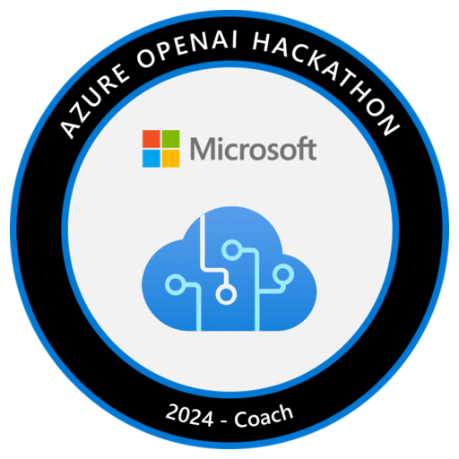 Microsoft Azure OpenAI Hackathon Coach - 2024 - Credly