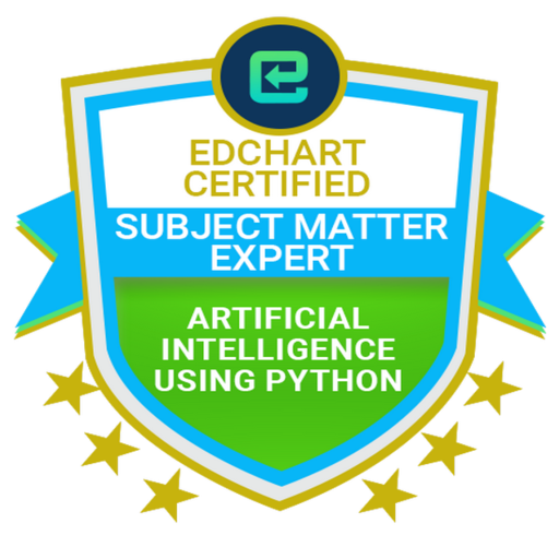Edchart Certified Artificial Intelligence using Python Subject Mater Expert - Credly