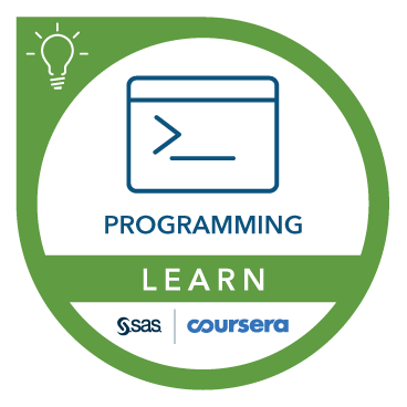 Getting Started with SAS® Programming - Credly