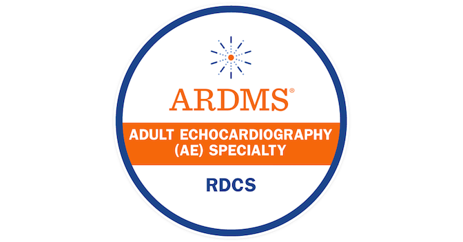 Adult Echocardiography (AE) Specialty - Credly