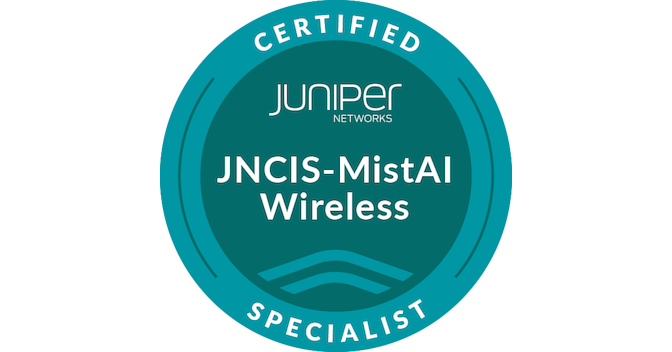Juniper Networks Certified Specialist, Mist AI Wireless (JNCIS-MistAI-Wireless) - Credly