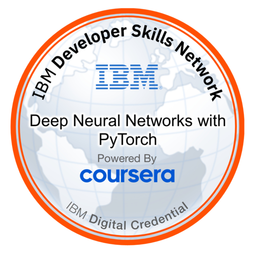 Deep Neural Networks with PyTorch - Credly