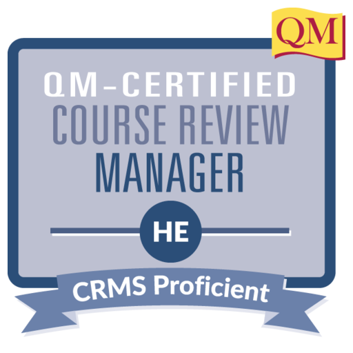 QM-Certified Course Review Manager - Credly