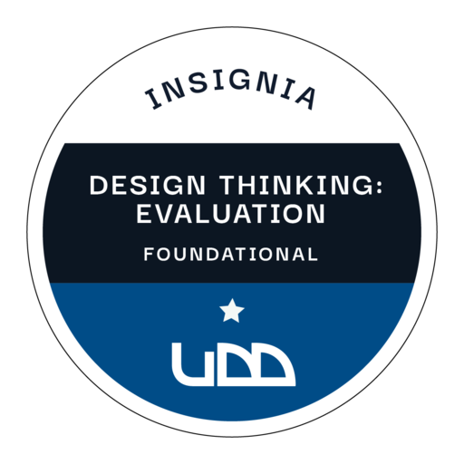 Design Thinking: Evaluation - Credly