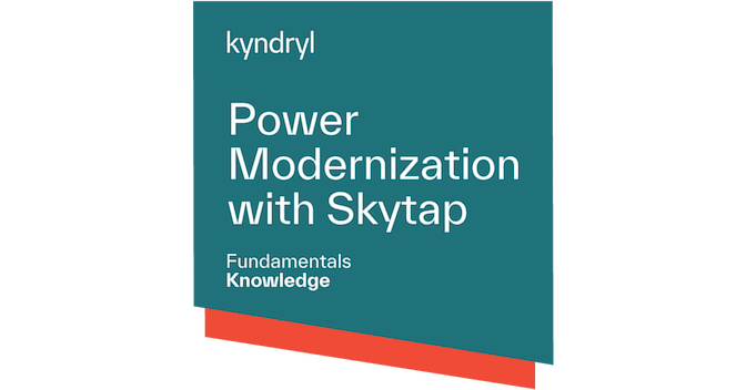 Kyndryl Power Modernization with Skytap - Fundamentals - Credly