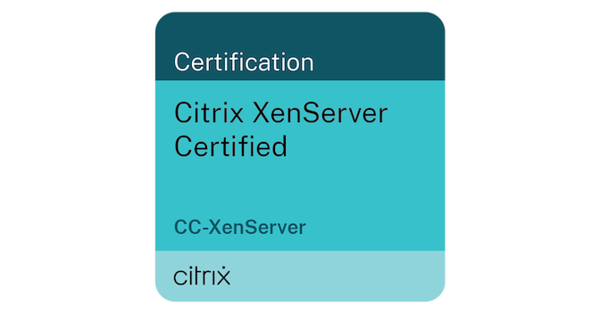 Citrix XenServer Certified (CC-XenServer) - Credly