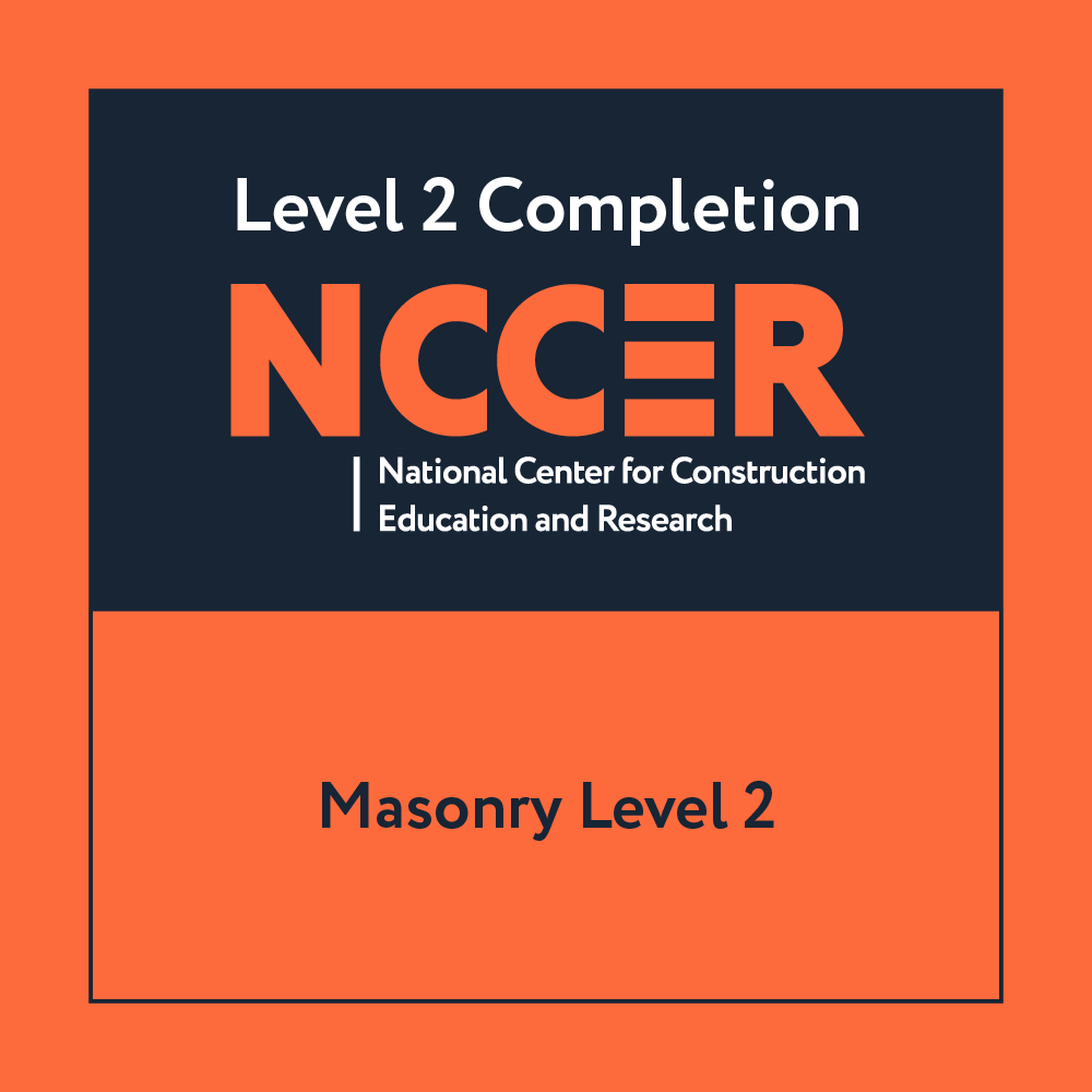 NCCER Masonry Level Two - Credly