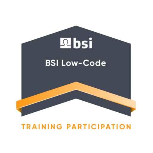 BSI Low-Code Participant - Credly
