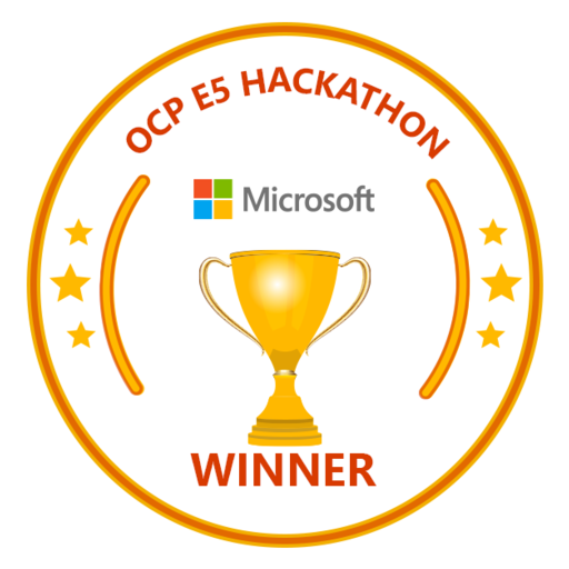 OCP E5 Open Hack Winner - Credly