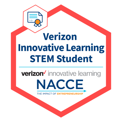 Verizon Innovative Learning Certified STEM Student - Credly