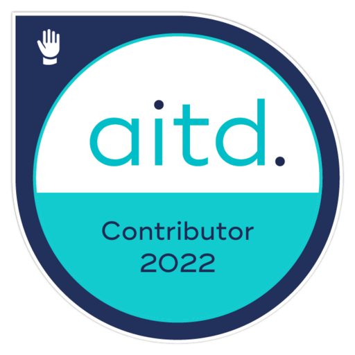 Professional Contribution 2022 - Credly