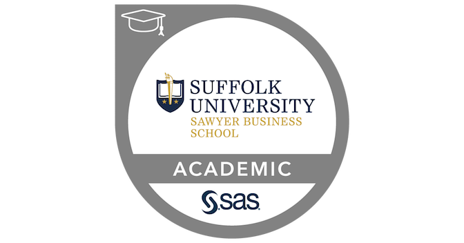 SAS - Suffolk University Academic Specialization in Business Analytics - Credly