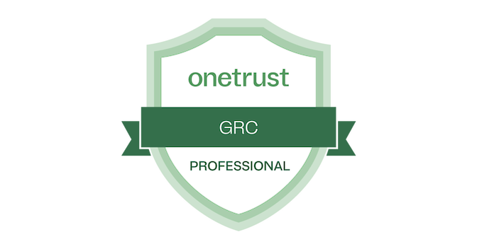 OneTrust Certified GRC Professional - Credly