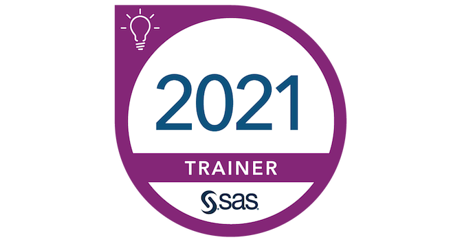 SAS Trainer 2021 - Credly