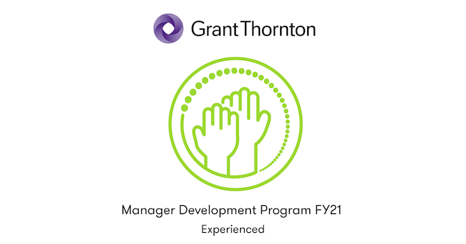 Manager Development Program FY21 - Experienced Badge - Credly