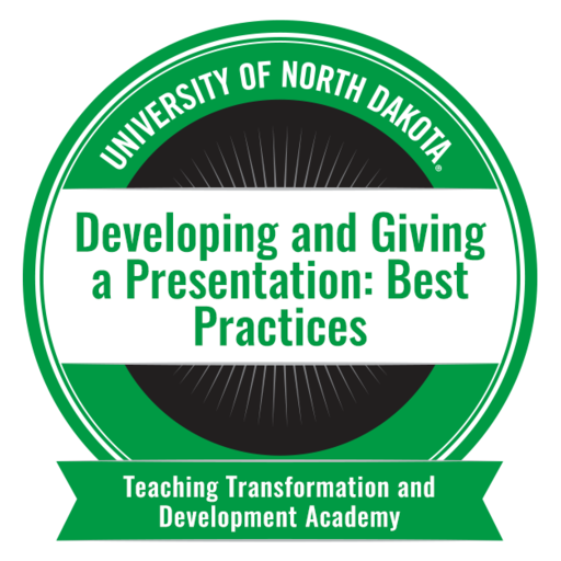 Developing and Giving a Presentation: Best Practices - Credly