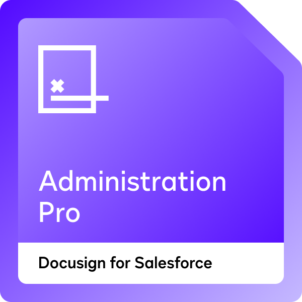 Docusign for Salesforce Administration Pro - Credly