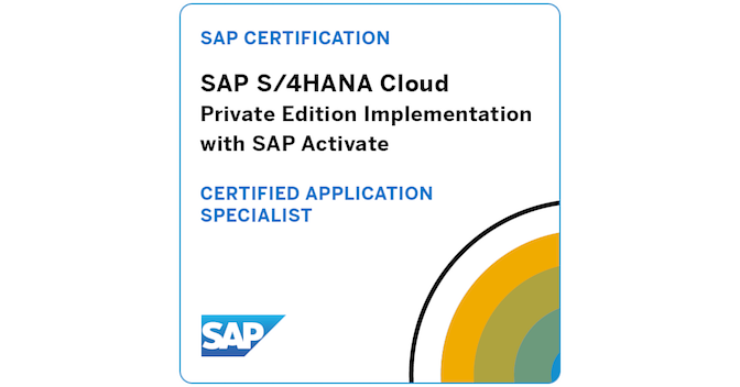 SAP Certified Application Specialist - SAP S/4HANA Cloud - Private ...