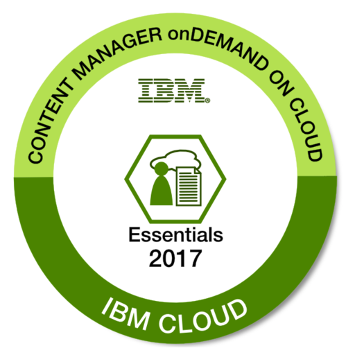 IBM CMOD on Cloud - Essentials - 2017 - Credly