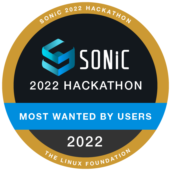 2022 SONiC Hackathon: Most Wanted by Users Award - Credly