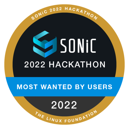 2022 SONiC Hackathon: Most Wanted by Users Award - Credly