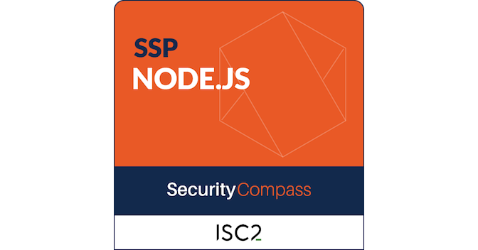 Software Security Practitioner - Defending Node.js - Credly