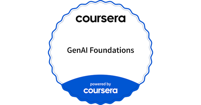 GenAI Foundations - Credly