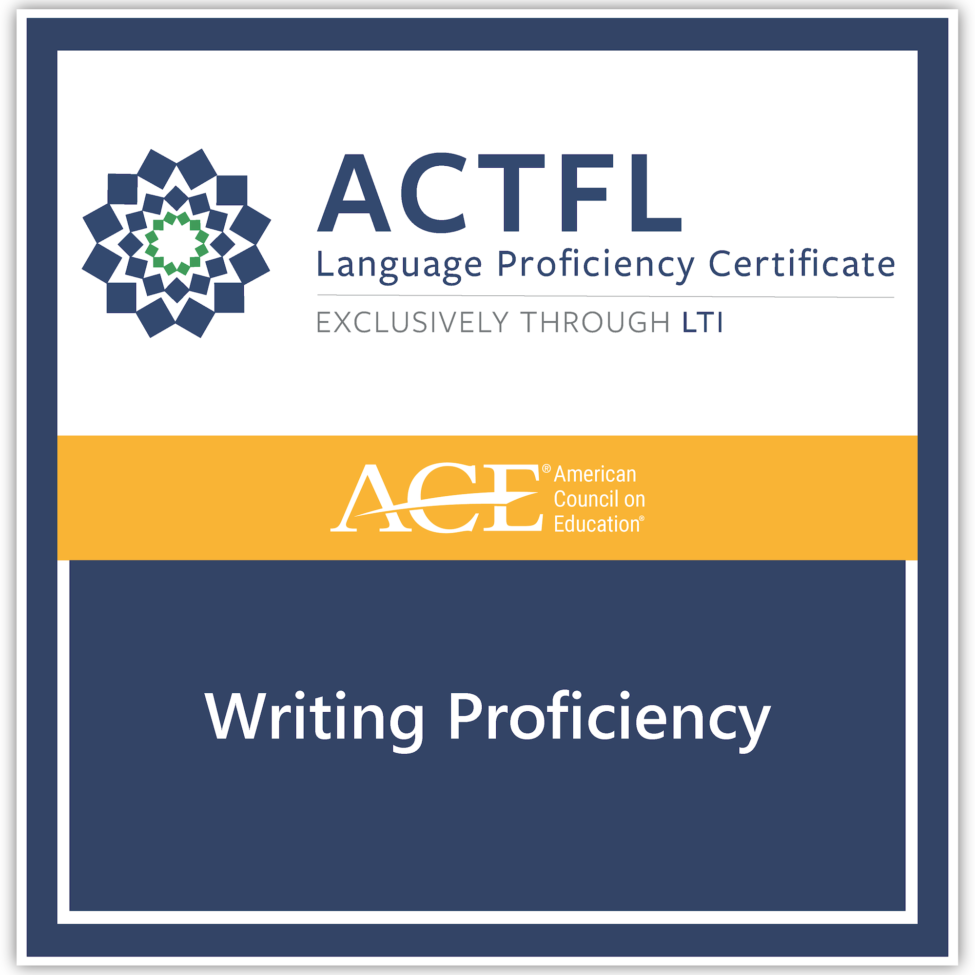 Writing Proficiency - Credly
