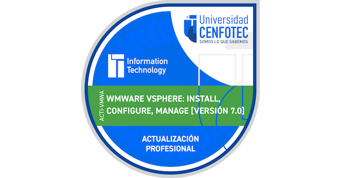 Curso VMware vSphere: Install, Configure,Manage [V7.0] - Credly
