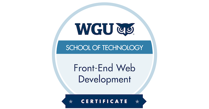 Front-End Web Development - Credly