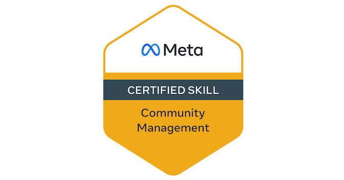 Meta Certified Community Management - Credly