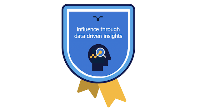 Influence Through Data Driven Insights - Credly