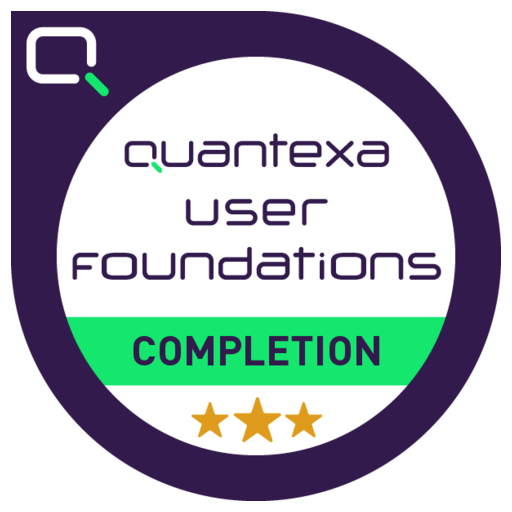 Quantexa User Foundations - Credly