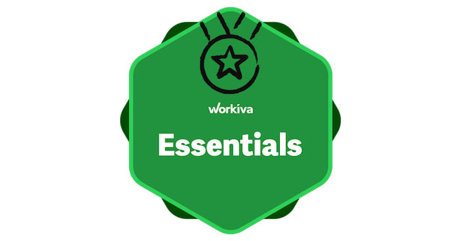 Workiva Essentials - Credly