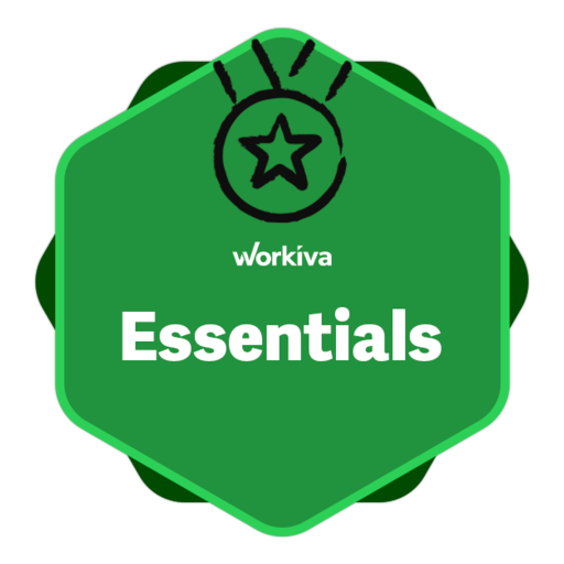 Workiva Essentials - Credly