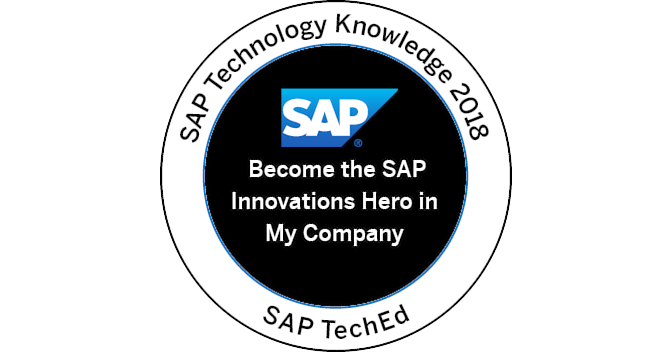 SAP Technology Knowledge 2018 – Become the SAP Innovations Hero in My ...