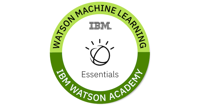 IBM Watson Machine Learning Essentials - Credly