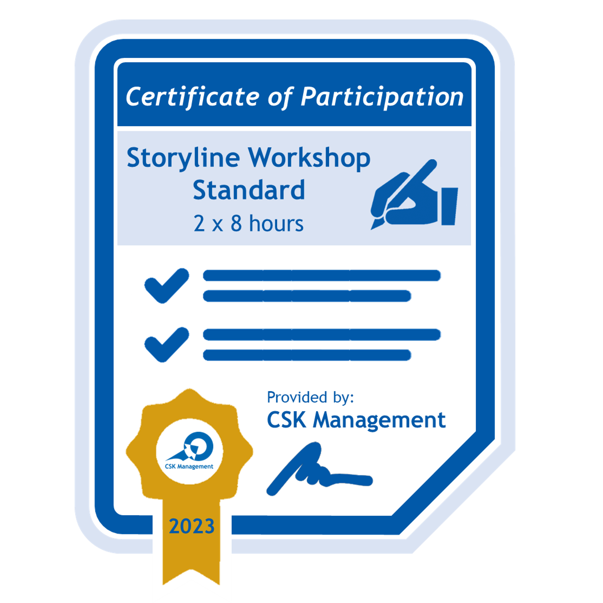 Storyline Standard 2023 Credly Storyline Standard 2023 Credly