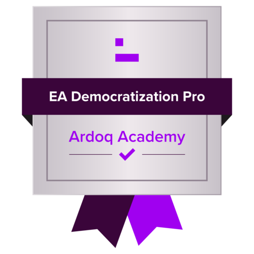 Ardoq Academy - EA Democratization Pro - Credly