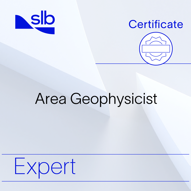 Area Geophysicist - Expert Certificate - Credly
