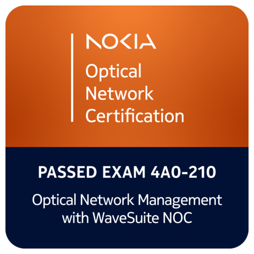 Nokia Optical Network Management with WaveSuite NOC Exam - Credly