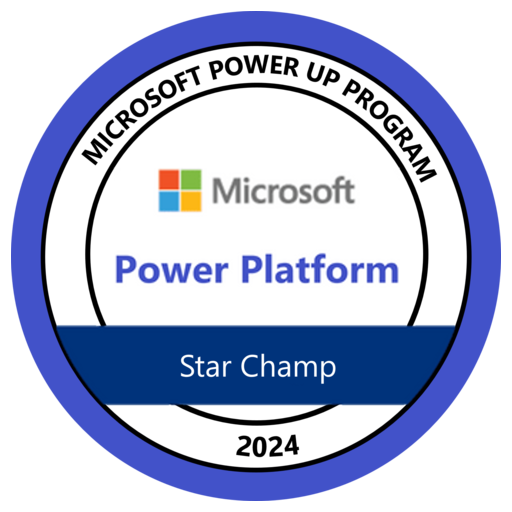 Microsoft Power Up Program – Star Champ - Credly