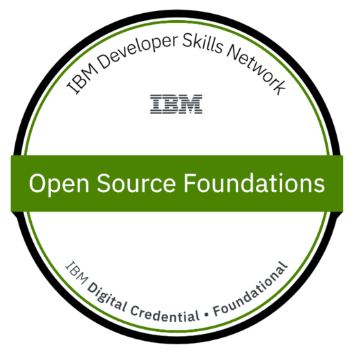 Open Source Foundations - Credly