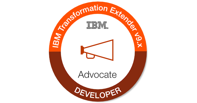IBM Transformation Extender v9.x - Developer - Credly